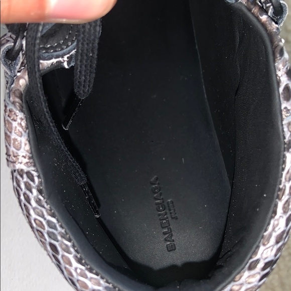 Balenciaga | Shoes | Balenciaga Python Arena Sneaker | Poshmark